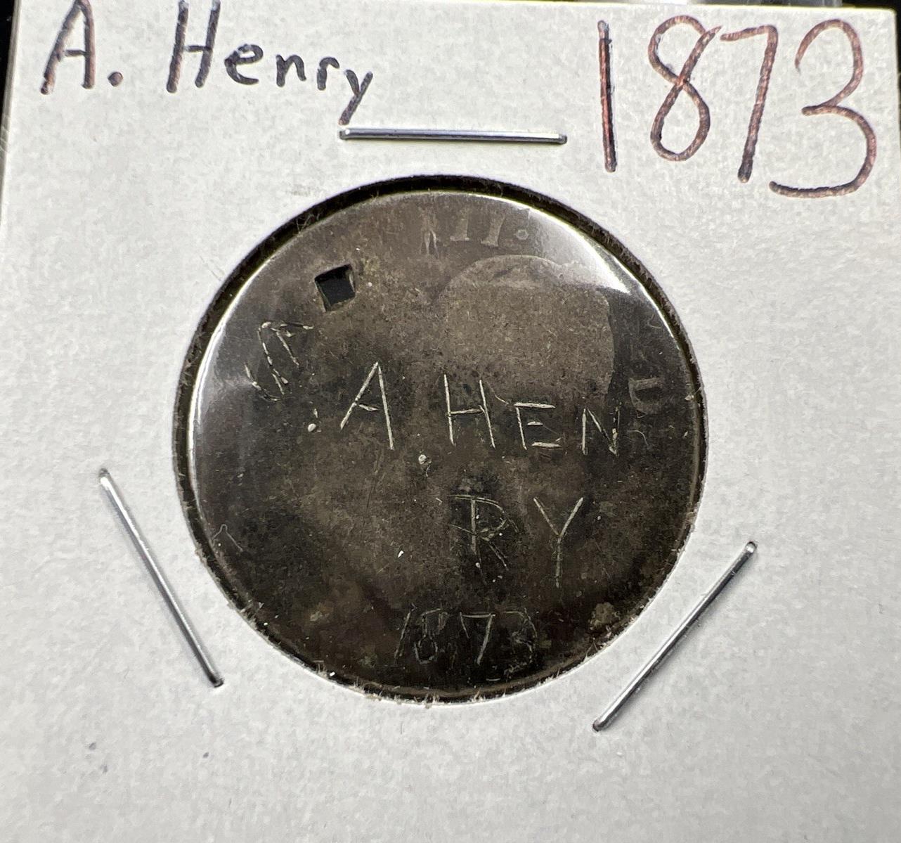 No Date Spanish Kingdom Pillar 2 Reals Fair Details Graffiti " S A Hen ...
