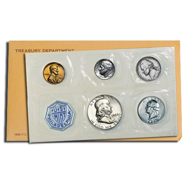 1958 Proof Set – Robinson's Coin Town